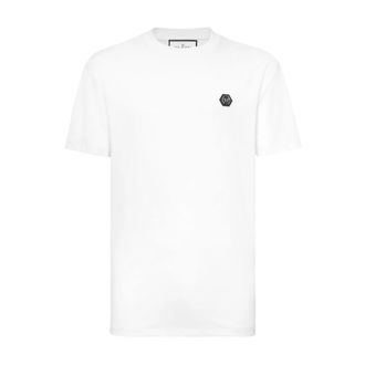 Philipp Plein Rundhals-T-Shirt - - Tops - Herren - Wei&szlig; - 3XL