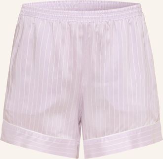 Zimmerli Schlafshorts Feminine Stripes lila