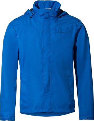 Vaude Mens Escape Bike Light Jacket |Wasserdichte 2-Lagen Regenjacke - Winddicht, Atmungsaktiv & Leicht | Netzfutter | Kapuze im Kragen | Reflektierende Ele