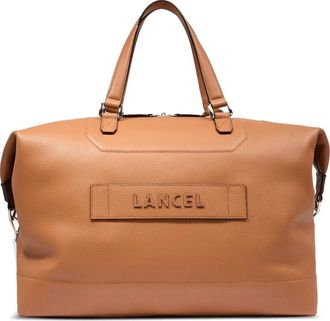 Lancel Ninon Reisetasche mit Logo-Patch - Nude