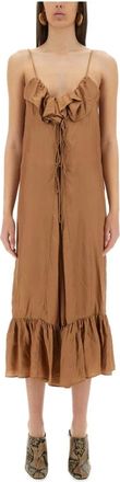 Dries Van Noten Femme, Robes, Beige, Taille: 38 FR W.w. Dress