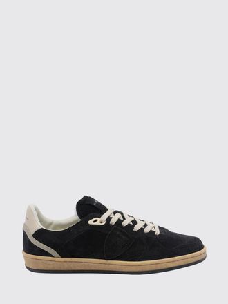 Philippe Model Baskets basses Pgal en cuir de veau su&eacute;d&eacute; avec bout perfor&eacute;