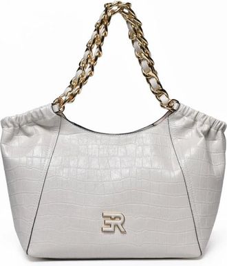 Ermanno Scervino Femme, Sacs, Blanc, Taille: ONE Size Tote Tamara
