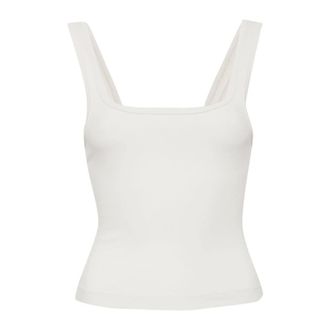 Entire studios Rice Square Neck Tank Top - - Tops - Damen - Beige - M