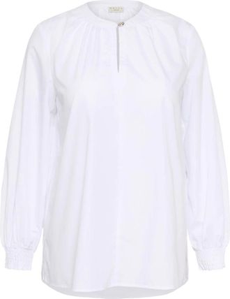 Kaffe Curve Femme, Blouses et Chemises, Blanc, Taille: 50 FR Blouse