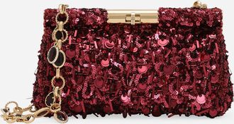 Dolce & Gabbana Schultertasche Marlene Mittelgro&szlig; - Frau Schulter- Und Umh&auml;ngetaschen Burgunderrot Onesize