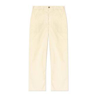 Maison Margiela High-Waisted Hose - - Trousers - Herren - Beige - W28