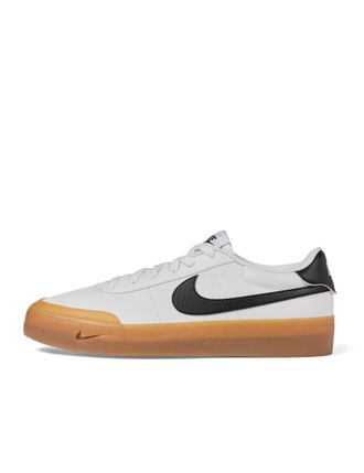 Nike Nike Court Shot Herrenschuh, White/Black-Gum Light Brown, FQ8146-112, 42.5 EU (9 US)