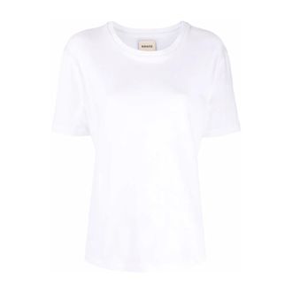 Khaite Mae Logo-Appliqu&eacute; T-Shirt - - Tops - Damen - Wei&szlig; - L