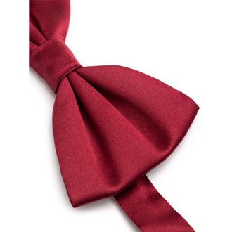 Dolce & Gabbana Mens Red Silk Bowtie Accessory
