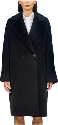 Max Mara Damen, M&auml;ntel, Schwarzk, LGr&ouml;&szlig;e