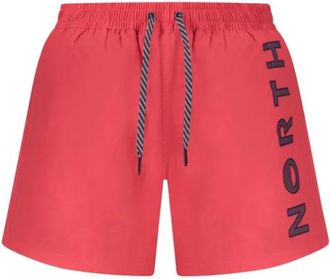 North Sails Homme, Maillots de bain, Rouge, Taille: M Short de bain &agrave; cordon de serrage
