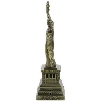 BESPORTBLE Metallene Freiheitsstatue Dekorationsstatue 18cm Bruchfest und Farbecht Lebensechte Tischfigur f&uuml;r Wohnzimmer und B&uuml;ro Geschenkidee f&uuml;r Zuhause