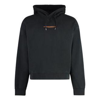 Dsquared2 Cipro Cotton Hoodie - - Sweatshirts & Hoodies - Herren - Schwarzk - M