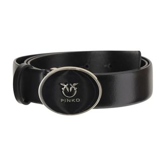 Pinko G&uuml;rtelschnalle mit kontrastierendem Logo - - Accessories - Damen - Schwarzk - S