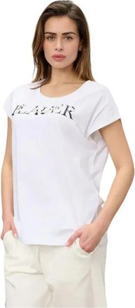 Blauer Femme, Tops, Blanc, Taille: 40 FR Cotton T-Shirt