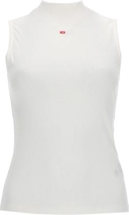 Diesel T-Mokky SL Microdiv - - Tops - Damen - Wei&szlig; - XS