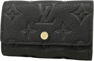 Louis Vuitton unisex, Pre-owned, Noir, Taille: ONE Size Porte-cl&eacute;s en tissu Pre-owned