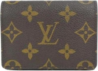 Louis Vuitton Pre-owned Card Case - Femme - Pre-owned - Brun - Taille: ONE Size