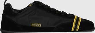Fendi Baskets basses Wrap en nylon et daim avec motif &agrave; rayures