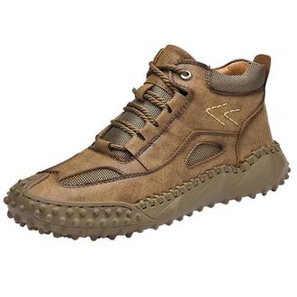 Generic Baskets noires Lear - Baskets montantes pour homme - Chaussures dhiver doubl&eacute;es - Bottines de neige pour homme - Nouvelles chaussures d&eacute;contract&eacute;es en