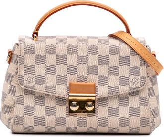 Louis Vuitton Hobo Bags - Damier Azur Croisette - Gr. unisize - in Weiß - für Damen