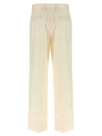 Brioni Palinuro Trousers - Cream