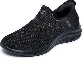 Skechers Martha Stewart Ultra Flex 3.0 Neptune - Chaussures pour Femme, Noir, 37 EU