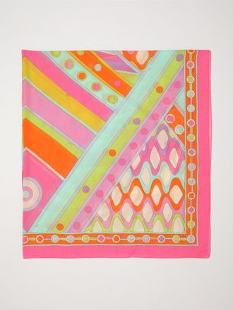 Pucci Seidentuch Damen Farbe Bunt