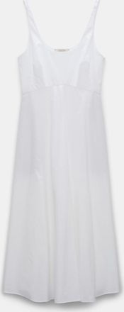 Dorothee Schumacher Midi-Kleid aus Baumwoll-Popeline mit Tanktop-Ausschnitt