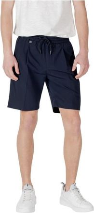 Antony Morato Homme, Shorts, Bleu, Taille: W42 Polyester Bermuda Shorts
