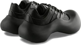 adidas Mesh Lace-Up Sneakers - Black