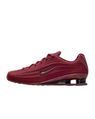 Nike Nike Baskets Shox Z pour femme, Rouge fonc&eacute;/noir, 8