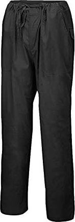 Generic Pantalon de loisirs pour homme en coton et lin - Pantalon d&eacute;t&eacute; pour homme - L&eacute;ger - Couleur unie - Jambe droite - Pantalon de jogging confortable - Pa