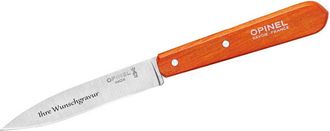 Opinel Küchenmesser No. 112 (orange, mit Namensgravur, One Size)