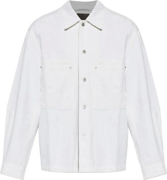 Christophe Lemaire Homme, Vestes, Blanc, Taille: XL Sh1241 Ld1069 Shirt