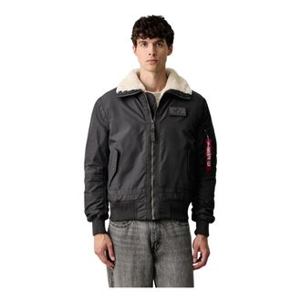 Alpha Industries Blouson Bomber B-15 III TT Two Tone - Homme - Vestes - Gris - Taille: XL