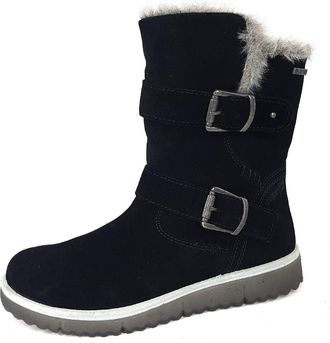 Superfit M&auml;dchen Lora Warm Gef&uuml;tterte Gore-tex Schneestiefel, Schwarz 0200, 37 EU