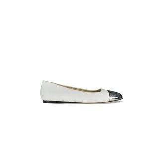 Jimmy Choo London Femme, Chaussures, Blanc, Taille: 35 1/2 EU Watson Flat