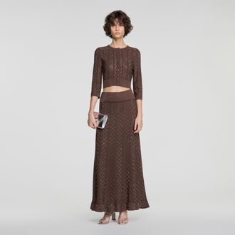 Sandro Kurzer Cardigan mit Strass