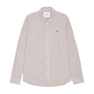 Les Deux Oxford Hemden - - Shirts - Herren - Rot - XL