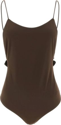 Jacquemus Femme, Maillots de bain, Brun, Taille: 42 FR Le Maillot Cabana One-piece Swimsuit