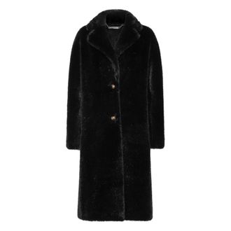 Philipp Plein Femme, Manteaux, Noir, Taille: 36 FR Coat Long