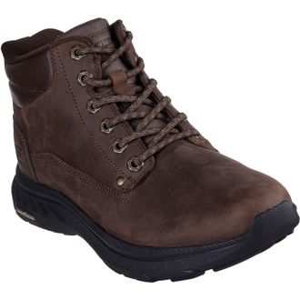 Skechers Pollard Waylon Leder Herren Cocoa Stiefeletten