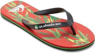 Quiksilver Homme Molokai Art Sandal, Noir Rouge et Noir, 41 EU