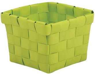 MSV Panier de Rangement 10x10x7,5cm Vert