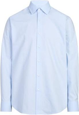 HUGO BOSS Chemise Joe unie en coton m&eacute;lang&eacute;