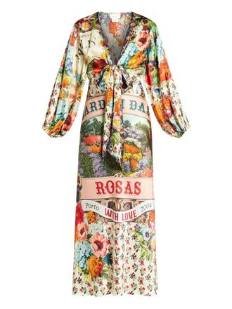 Camilla robe longue Aromatic Amor - Tons neutres