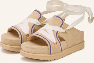UGG Plateau-Sandalen Goldenstar beige