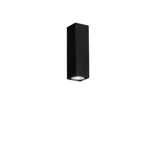 Luce-Ambiente-Design Fluke Square Metal Ceiling Light in Black 20cm
